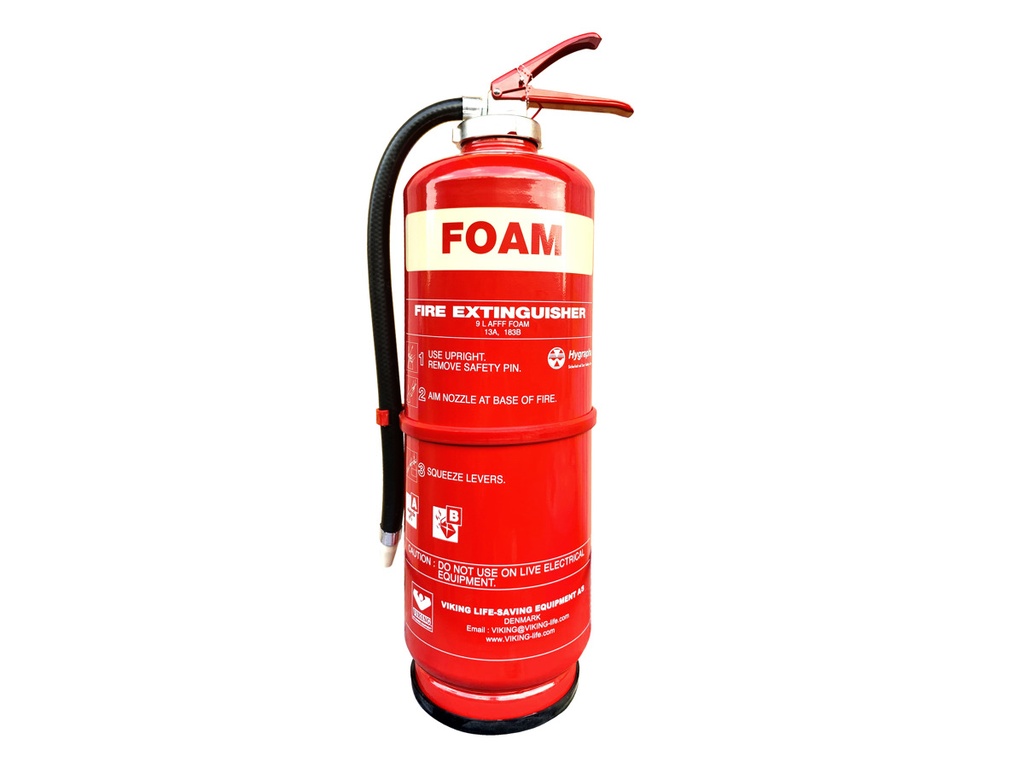 SRI Fire Extinguisher - AFFF Foam 9L RED - Euro - Med Approved | Marine ...