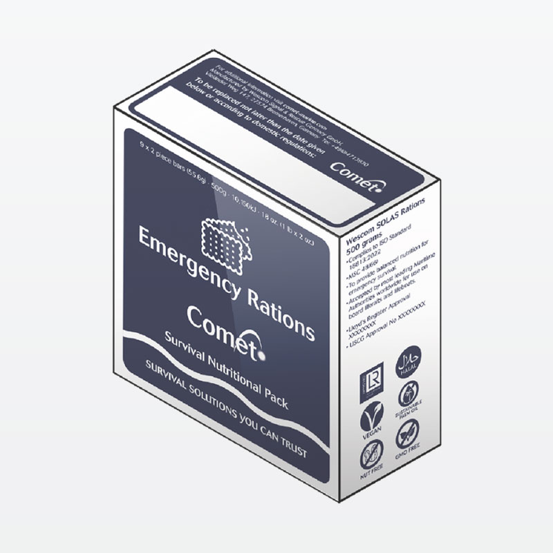Comet Emergency Rations | Marine Safety Equipment Supplier